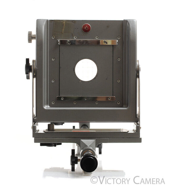 Calumet Chrome 4x5 Monorail Camera w/ Revolving Back & Long Rail -Nice