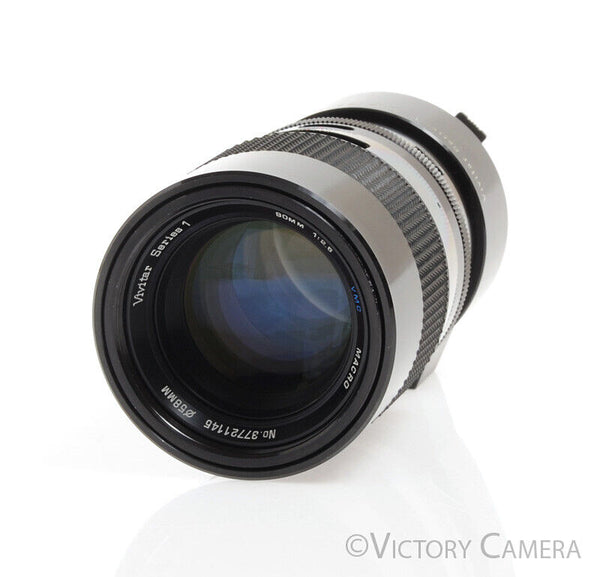 Vivitar Series 1 90mm f2.5 Macro Lens w/ Matched Macro Adapter for Oly
