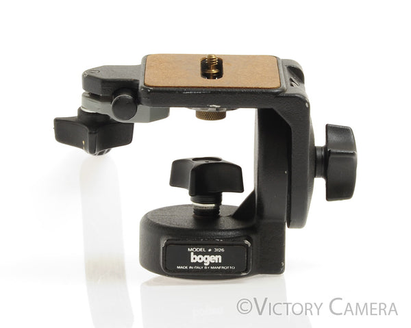 Bogen Manfrotto Pan Tilt Tripod Head Model # 3126 [EXC]