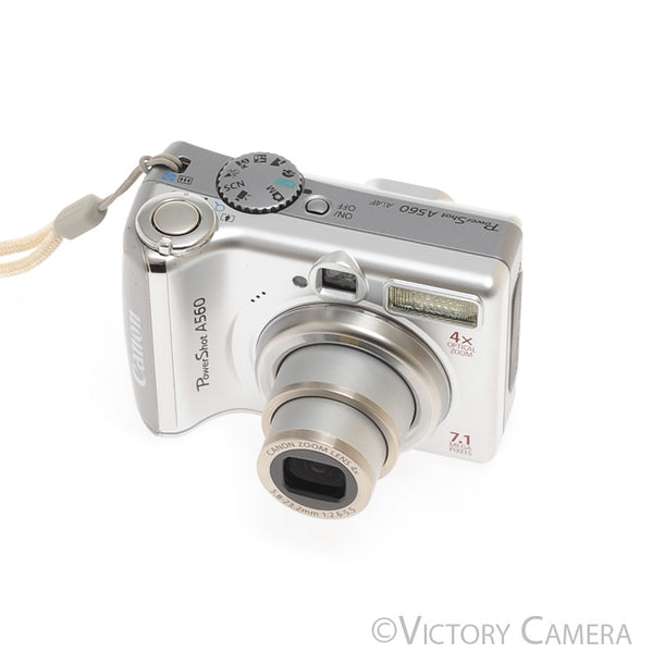 Canon PowerShot A560 7.1MP Digital Point & Shoot Camera [EXC+]