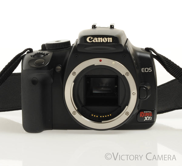 Canon Rebel XTi 10.1MP DSLR Camera Body w/ Charger [EXC+]