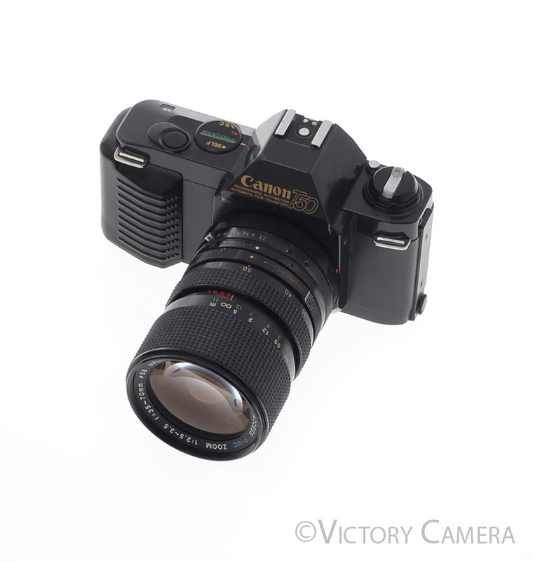 Canon T50 35mm Film SLR Camera w/ 35-70mm F3.5-4.5 Zoom Lens [EXC]