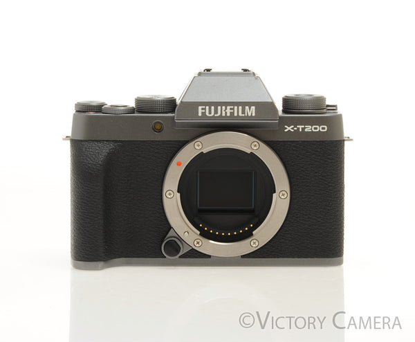 Fuji X-T200 Grey 24MP Mirrorless Digital Camera Body [MINT-]
