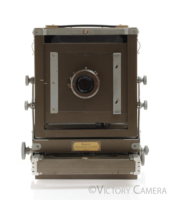 Rare Kodak Specialist Mod. 2 5x7 Gray Wooden Field Camera w/ Ektar 203