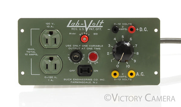 Lab Volt 189 Variable Transformer / Power Supply [EXC+]