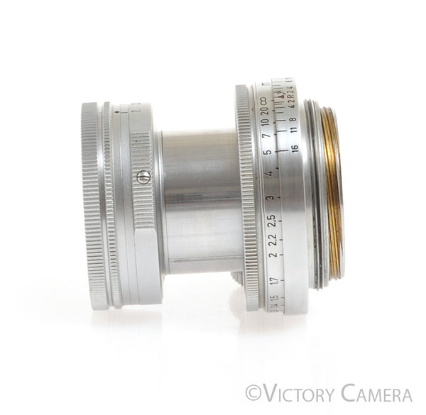 Leica 5cm 50mm f2 Collapsible Summicron Coated LTM Prime Lens -Nice-