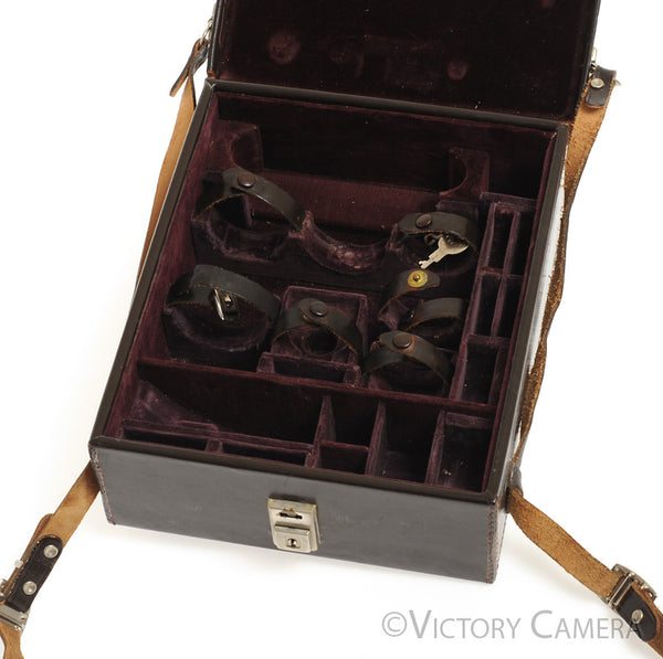 Leica III / LTM Hard Leather Camera System Case- [EXC]