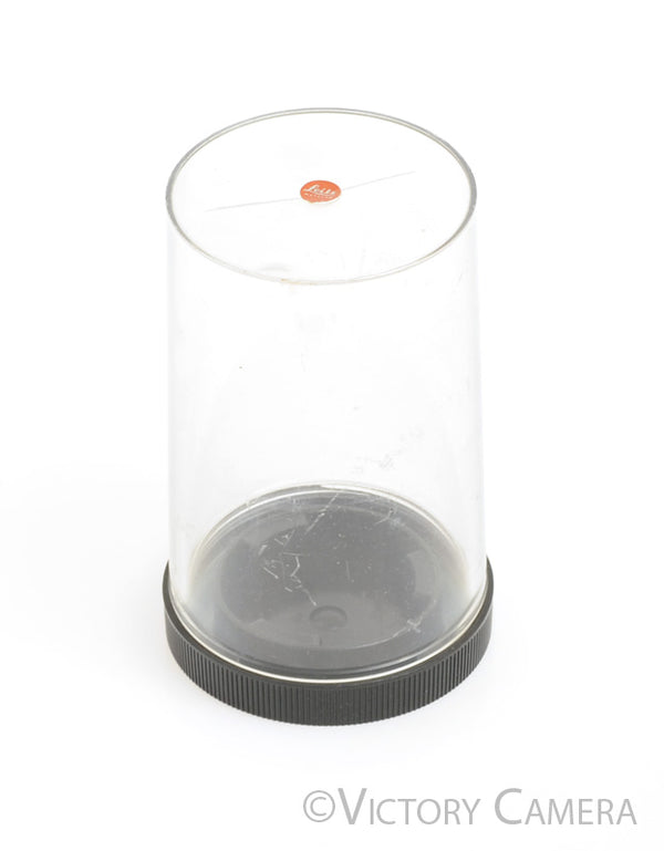 Leica Leitz Plastic Lens Bubble Case for R Mount ~5" Tall [GOOD]