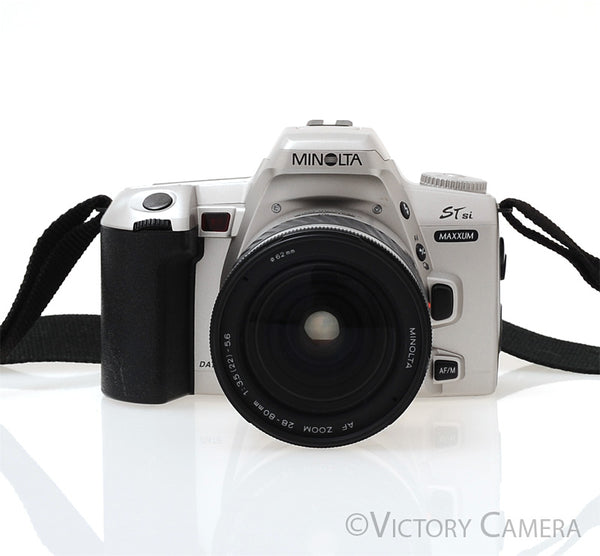 Minolta Maxxum ST Si 35mm Film SLR w/ 28-80mm f3.5-5.6 AF Lens [EXC]