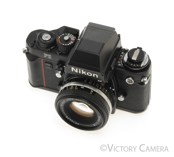 Nikon F3 HP F3HP 35mm Film Camera w/ 50mm f1.8 AI-S Lens -New Seals-
