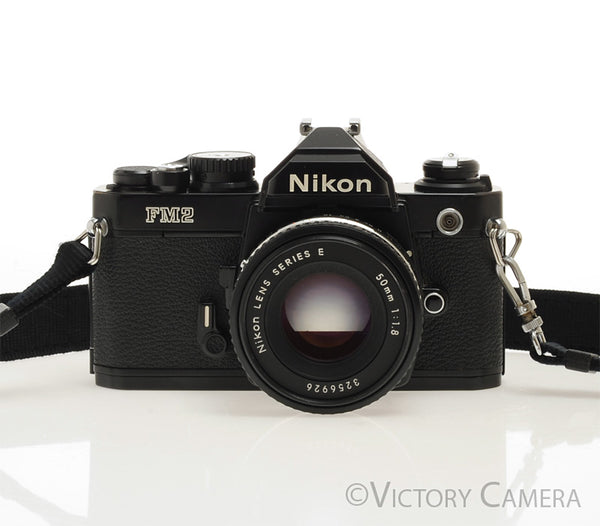 Nikon FM2-N FM2N Black Camera Body w/ 50mm f1.8 AI-s Lens [EXC+]