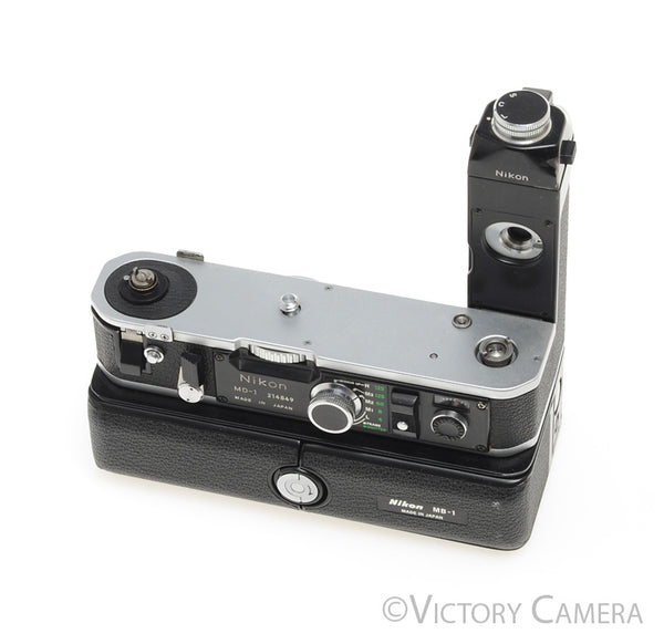 Nikon MD-1 Motordrive + MB-1 Battery Pack for F2 [EXC+]