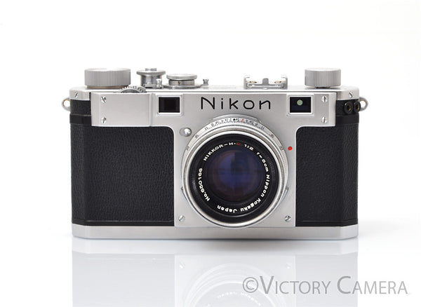 Nikon S Rangefinder Camera w/ Nikkor H.C 5cm 50mm f2 Lens [EXC-]