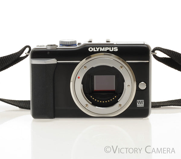 Olympus E-PL1 12.3MP Mirrorless Micro 4/3 Camera -Marks on LCD- [BAR]