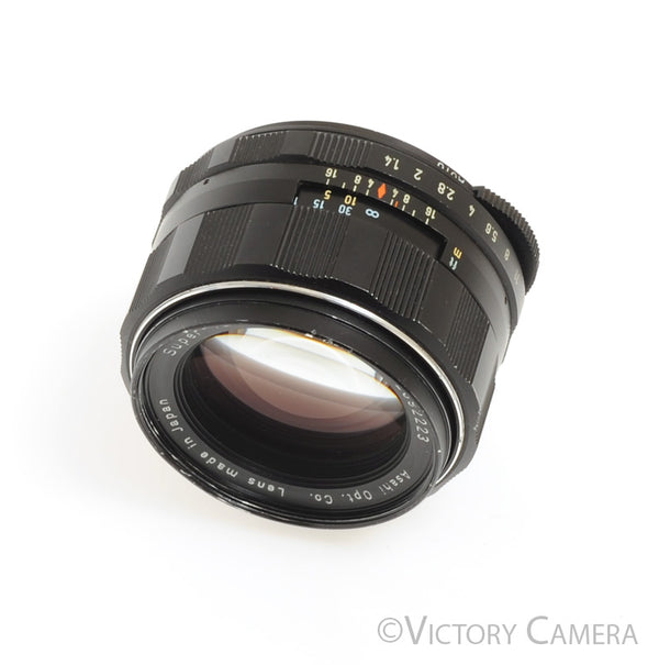 Pentax Super-Takumar 50mm F1.4 M42 Screw Mount Thorium Glass Lens [EX-