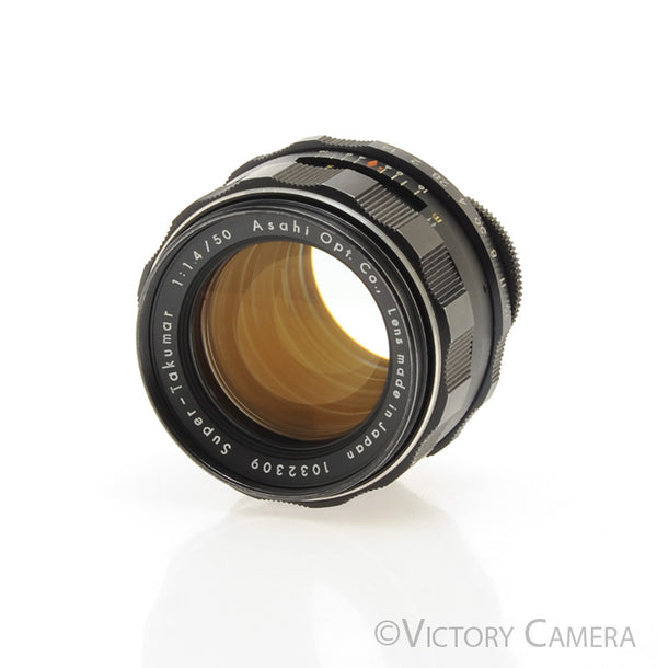 Pentax Super-Takumar 50mm f1.4 8 Element Thorium Prime Lens [EXC]