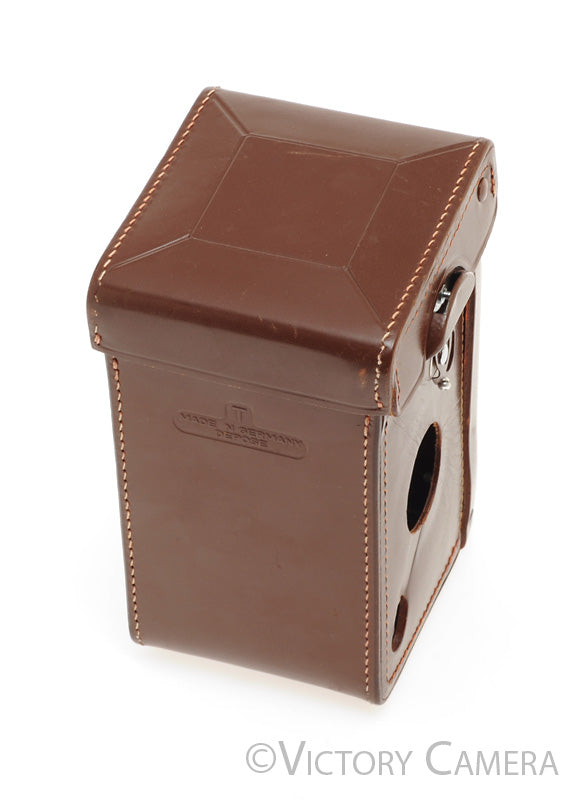 Rollei Rolleiflex T Brown Leather Ever Ready Case [EXC+]