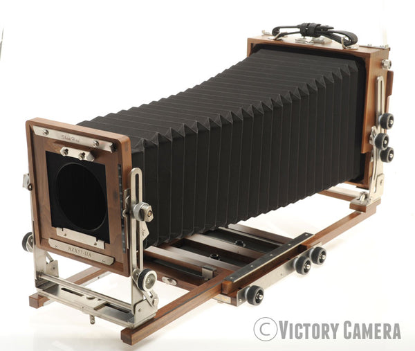Shen Hao HZX57-IIA 5x7 Walnut Folding Large Format Camera [MINT-]