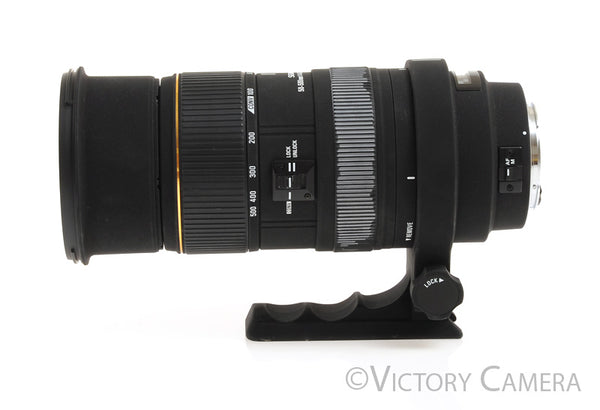 Sigma DG 50-500mm f4-6.3 APO HSM AF-S Lens for Canon EF w/ Case [EXC+]