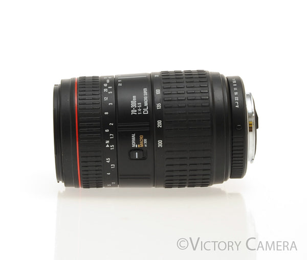 Sigma 70-300mm f4-5.6 Autofocus DL Macro Telephoto Lens Pentax KAF2 [E