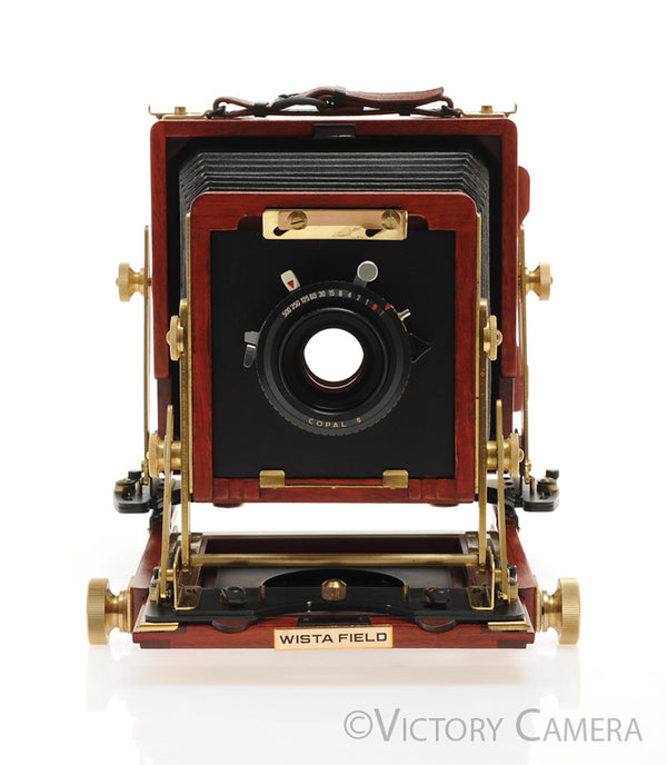 Wista Field 4x5 Red Wood Camera Rodenstock 135mm f5.6 Lens Film Holder