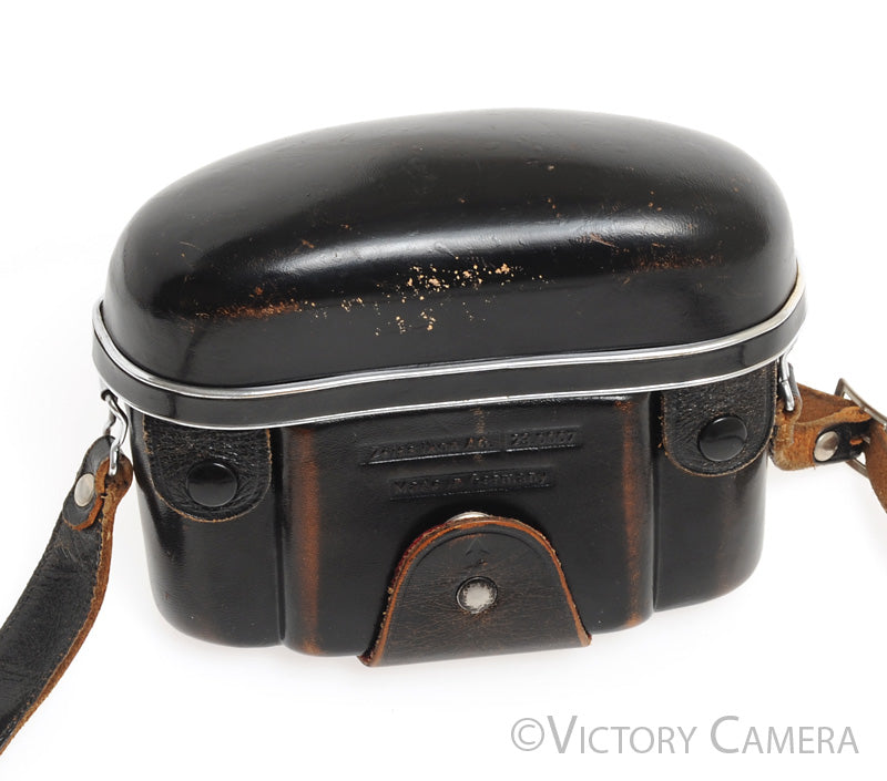 Zeiss Ikon Contarex "Bullseye" Camera Everready Case Black [EXC-]