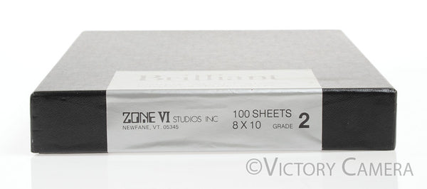 Zone VI Brilliant 8x10 #2 Graded B&W Photo Paper 100 Sheets -Sealed Co