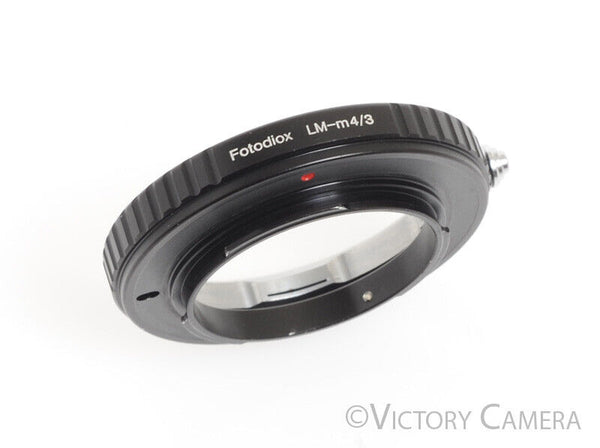 Fotodiox LM-m4/3 Leica M Mount to Micro 4/3's (Lumix) Lens Adapter -Ne